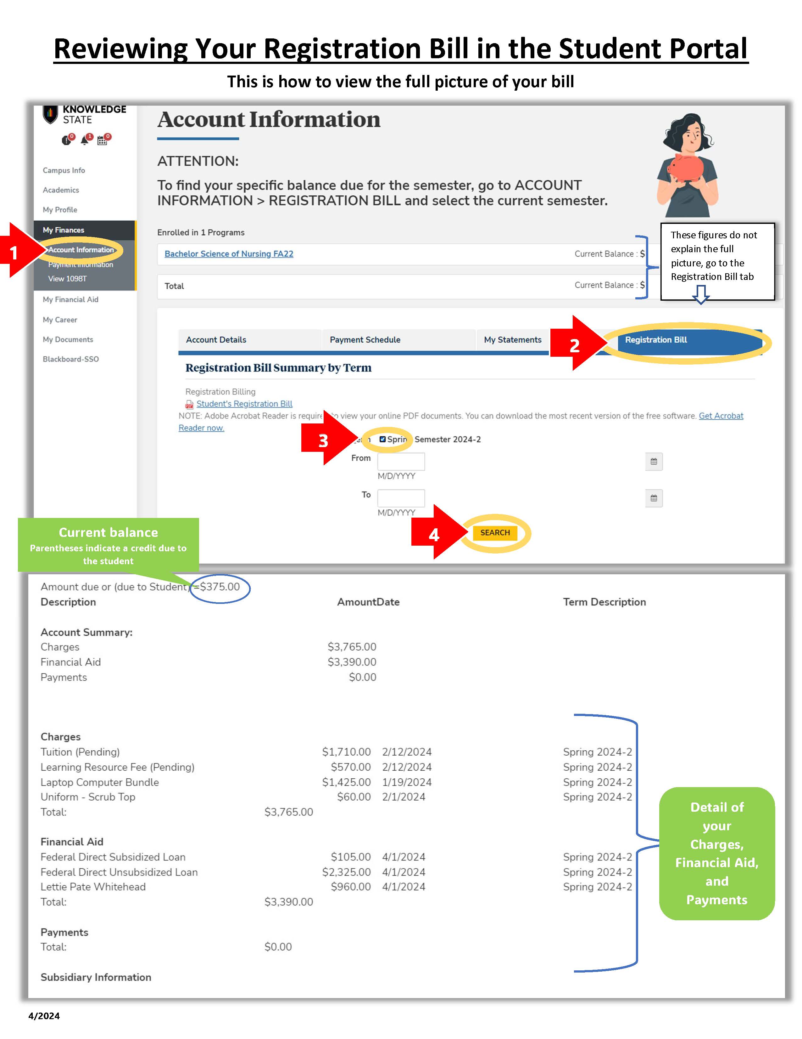 Registration Bills | Bon Secours St. Mary's Hospital School of Medical Imaging